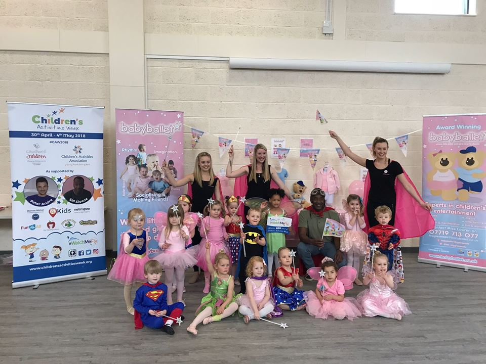 Cbeebies star dances at babyballet Children's Activities Week